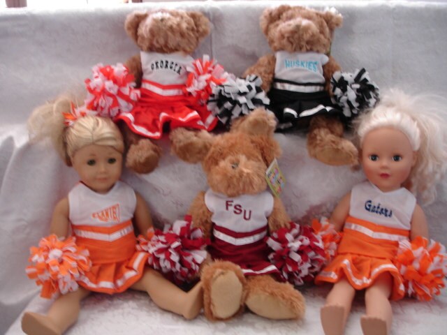 Customized Cheer Outfits for 18 Dolls including | Etsy