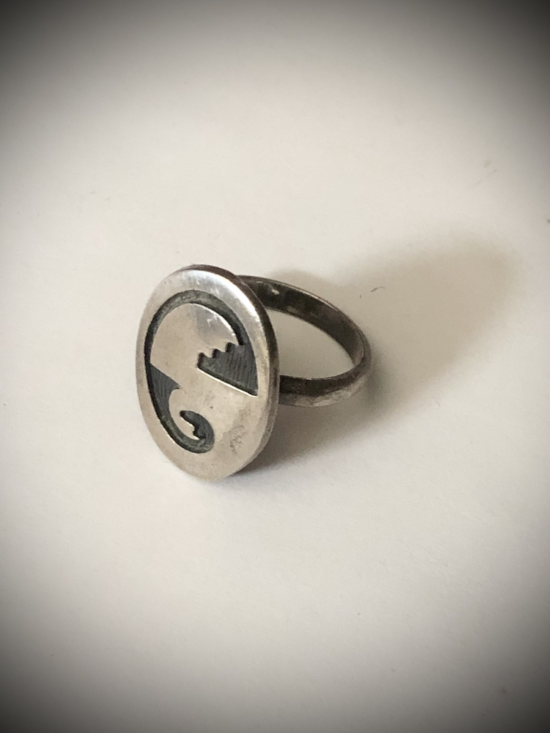 Hopi Ring, Mitchell Sockyma @ Hopi Crafts, Sterling - Etsy Hopi Ring, Mitchell Sockyma @ Hopi Crafts, Sterling - Etsy
