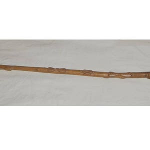 MASONIC FOLK ART Cane Walking Stick Hand Carved ca1900 ooak | Etsy