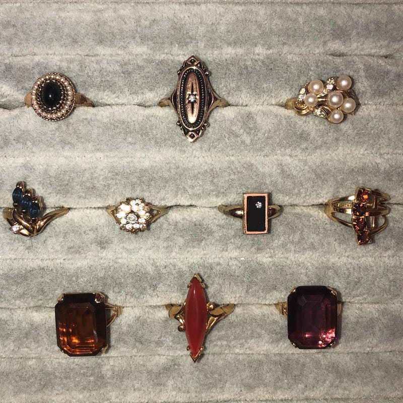 Vintage Avon Rings - Etsy