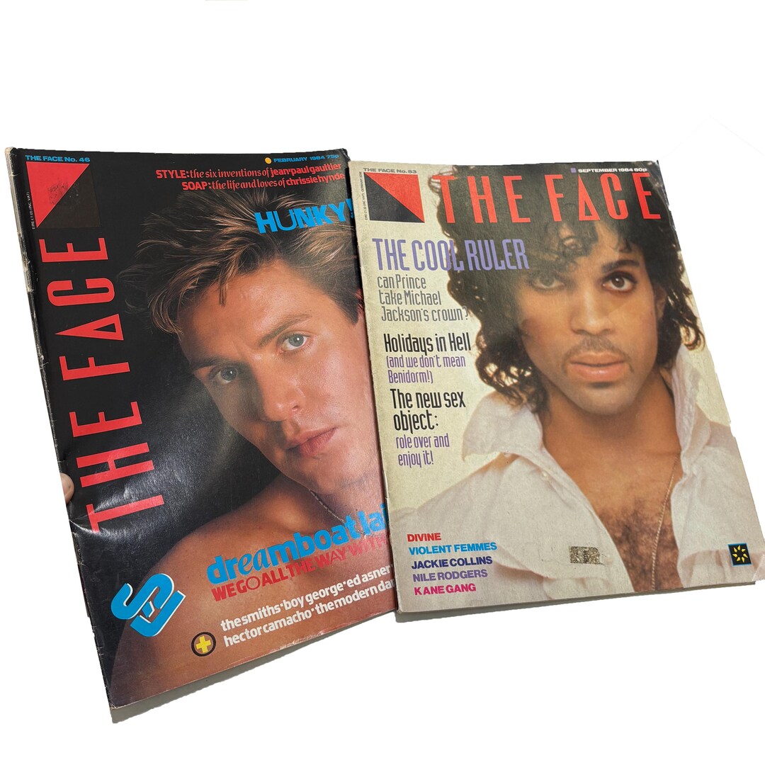 The Face Magazines Vintage September 1984 February 1984 Gaultier Prince ...