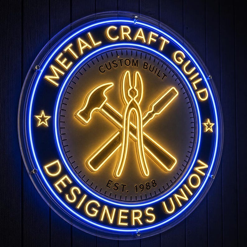 Custom LED Neon Logo Sign | Personalized Business Decor, Acrylic ...