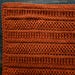 Textured Stripes Burnt Orange Afghan Blanket Throw - Etsy