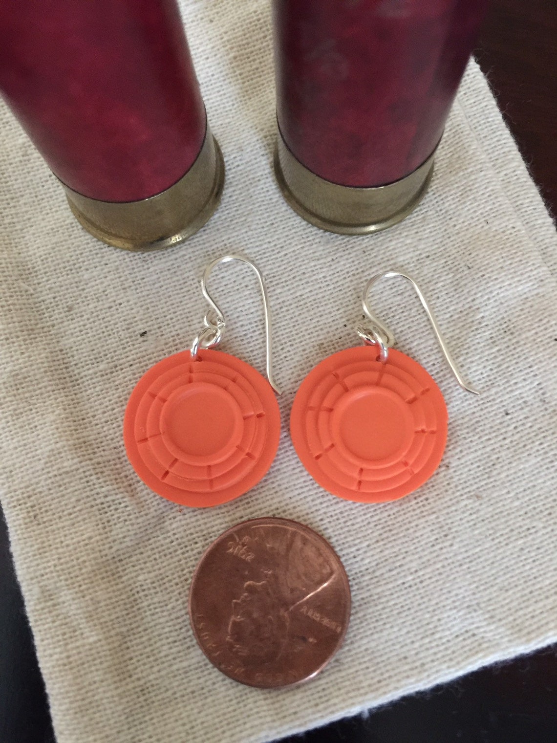 Trap Skeet Clay Pigeon Target Orange white - Etsy