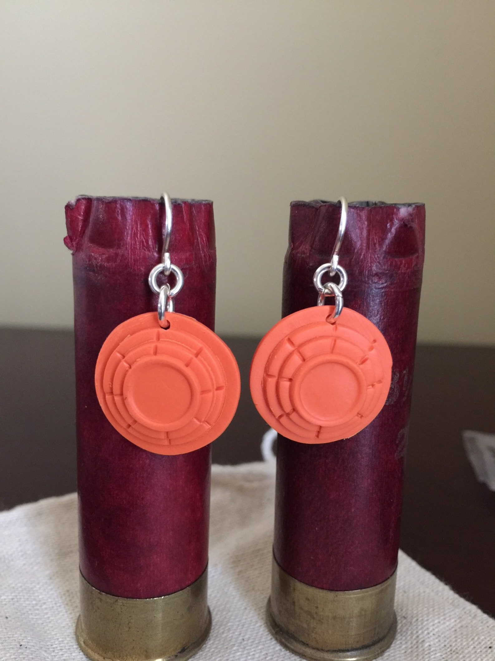 Trap Skeet Clay Pigeon Target Orange white - Etsy