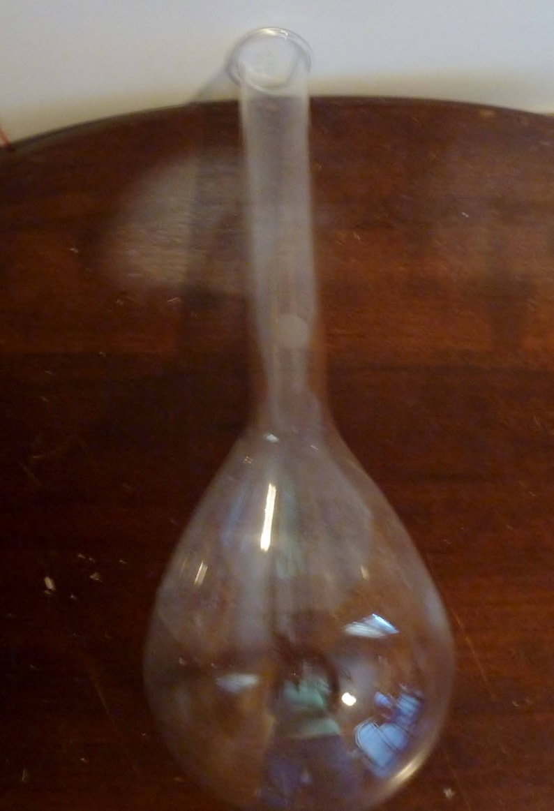 Vintage Chemistry Rounded Bottom Flask and 2 Thermometers - Etsy