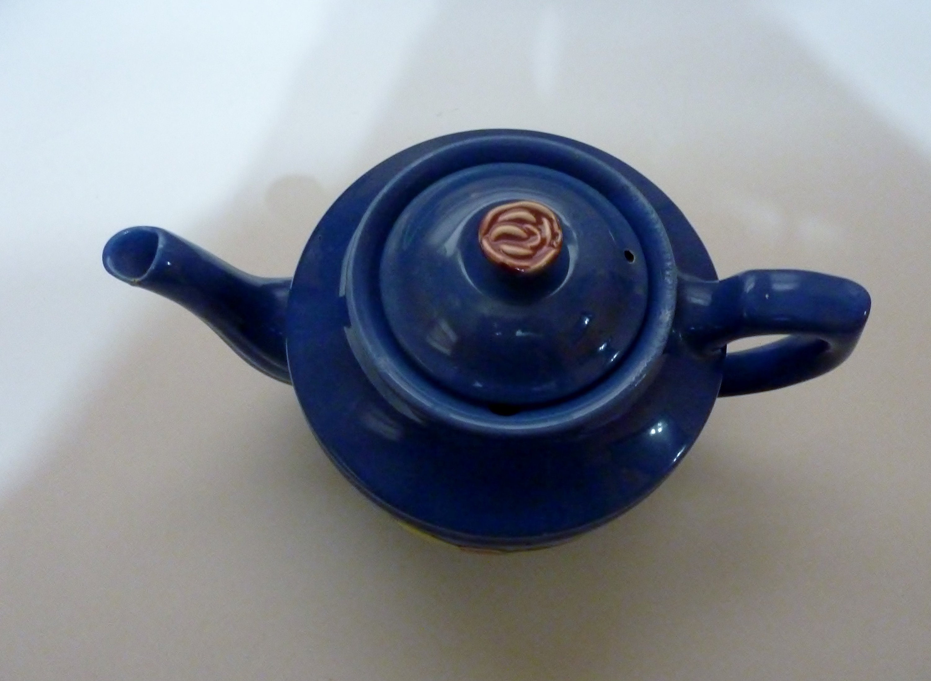 Coors Pottery Blue Rosebud Teapot - Etsy