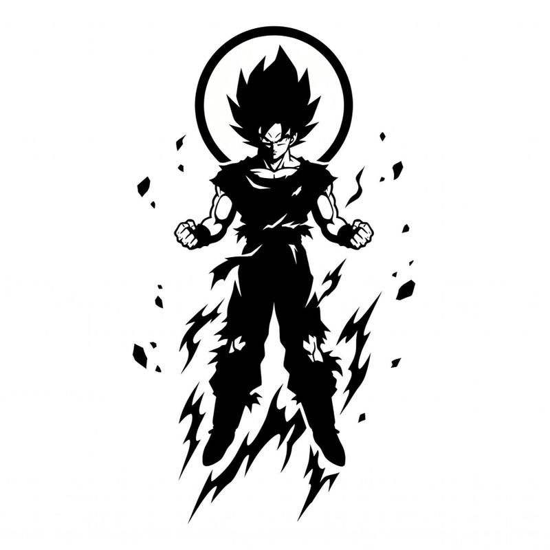Goku Decal - Etsy