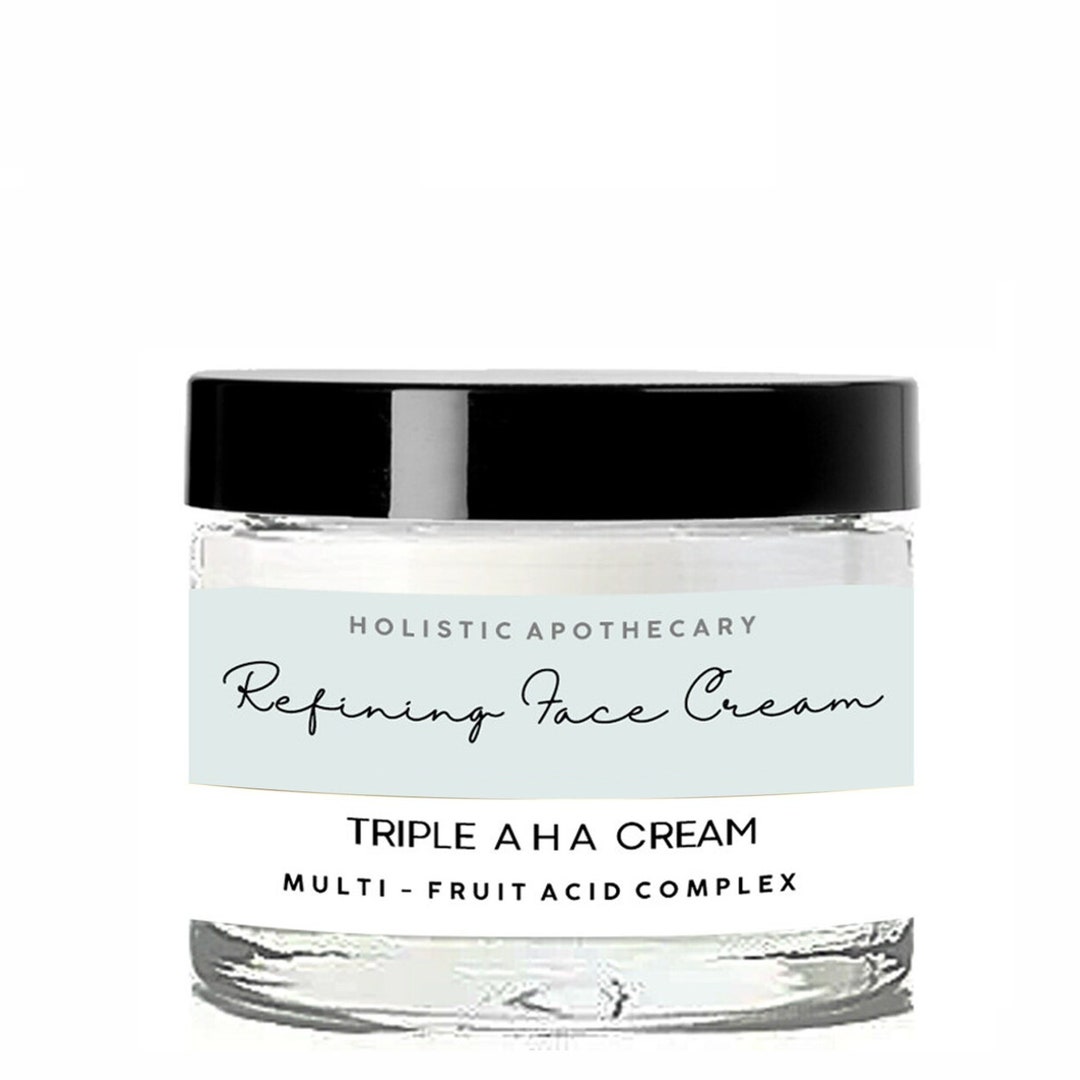 AHA Cream Natural Triple Alpha Hydroxy Acid & Multi Fruit Acids Complex ...