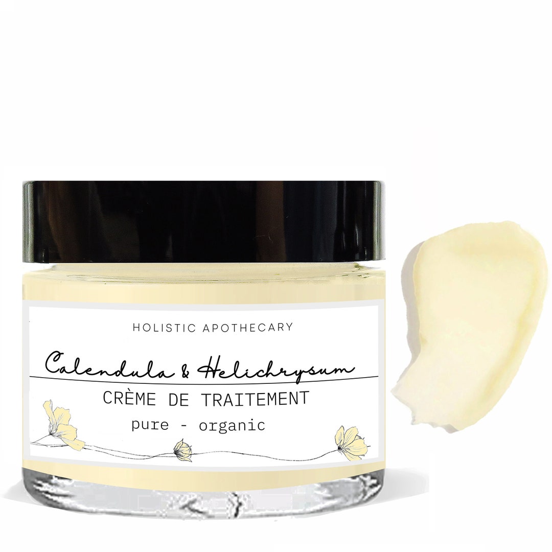 Organic Calendula & Helichrysum, Jasmine Face Cream Balm Healing ...