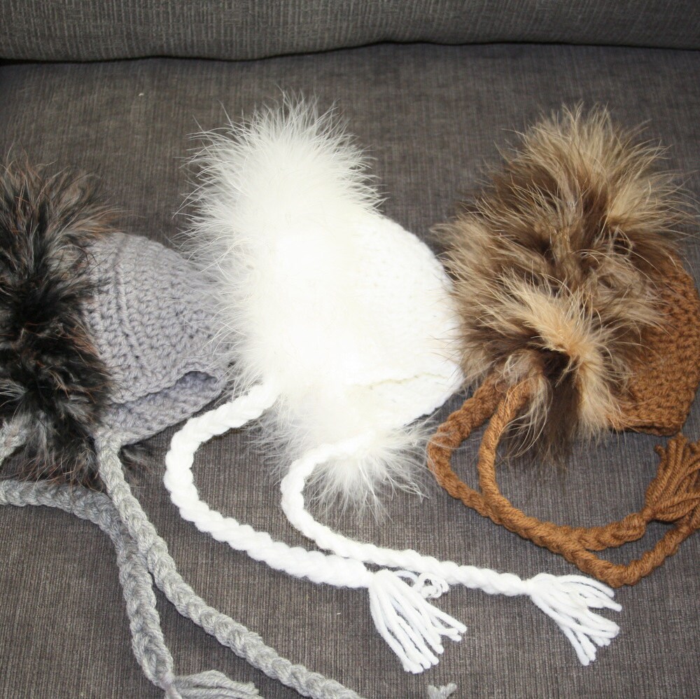 Eskimo Fur Bonnet/hat Parka Hood Sizes: Newborn and 0-3 - Etsy Canada
