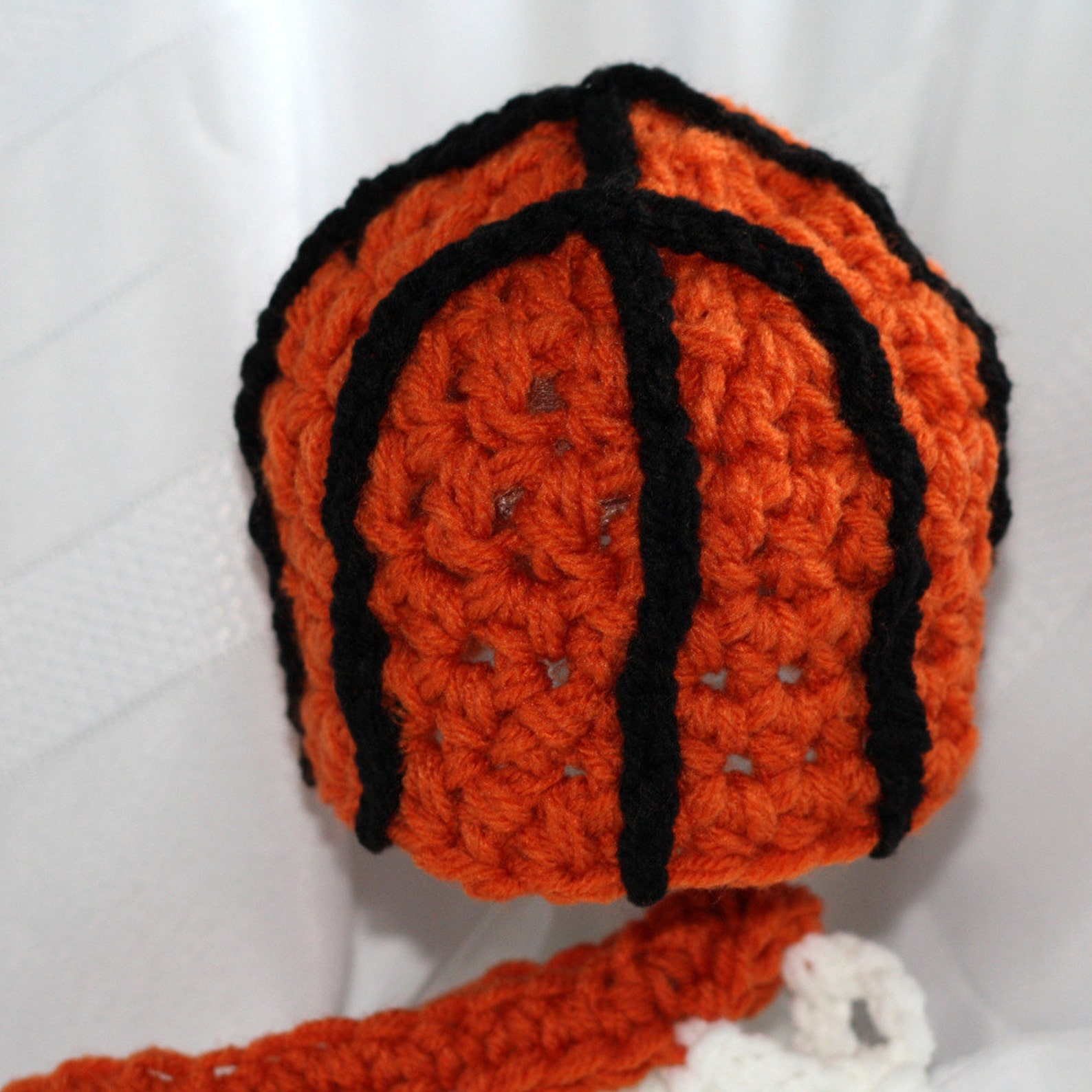 Basketball Beanie & Net Crocheted Newborn Photography Prop - Etsy