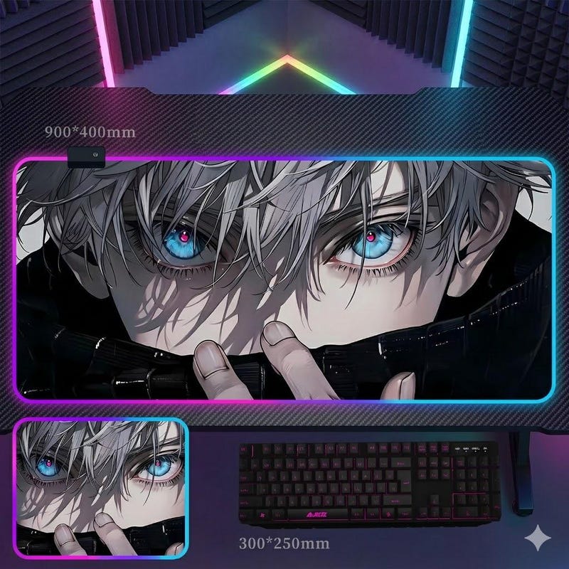 Anime Mouse Pad Jujutsu - Etsy