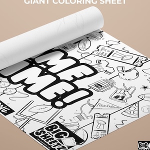 GIANT Game Day Coloring Poster | Sports Coloring Page | 24X36 Inch ...