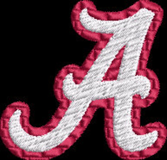 Digitized Alabama Logo in 3.2 and 5 Sizes for All | Etsy