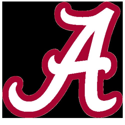 Digitized Alabama Logo in 3.2" and 5" Sizes for All Machine Embroidery ...