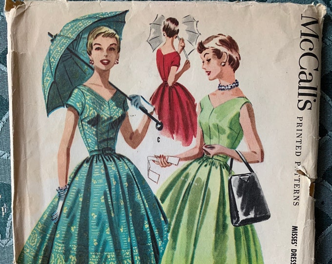 Simplicity Pattern 3994 Dress Square Neck Pleat Skirt Size 16 - Etsy