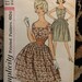 Simplicity Pattern 3994 Dress Square Neck Pleat Skirt Size 16 - Etsy