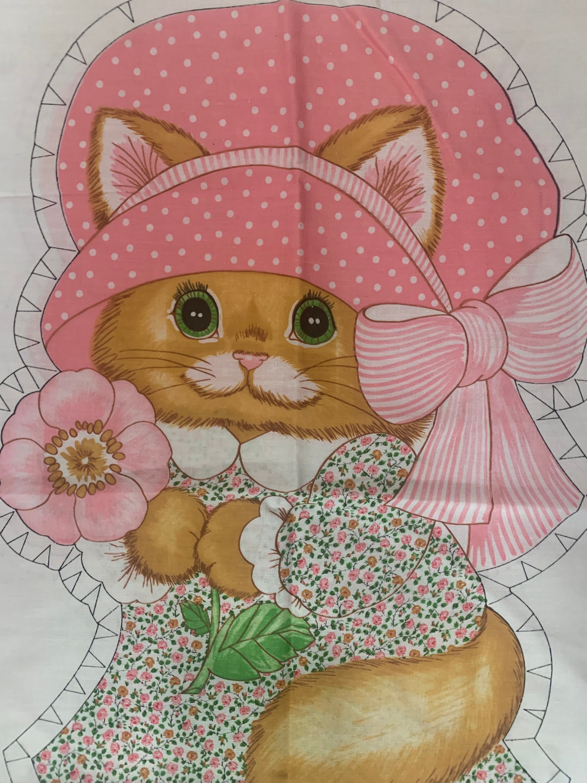 Prissy Kitty Spring Mills Inc. Pattern 747 Doll Pillow Sewing - Etsy