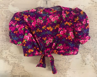Vintage Midriff Top - Etsy