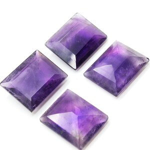 Rectangle Gemstone,amethyst Gemstone,faceted Gemstone,wholesale ...