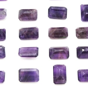 Rectangle Gemstone,amethyst Gemstone,faceted Gemstone,wholesale ...