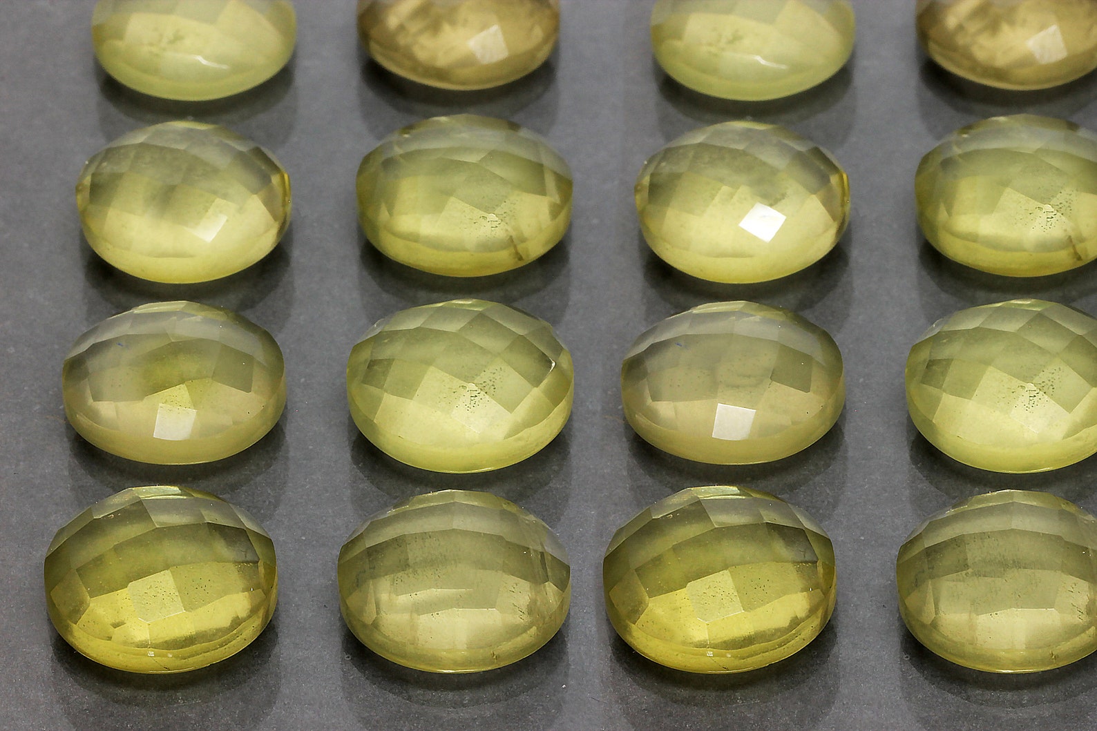 Small Lemon Quartz Cabochon,small Cabochons,custom Cut Cabochons ...