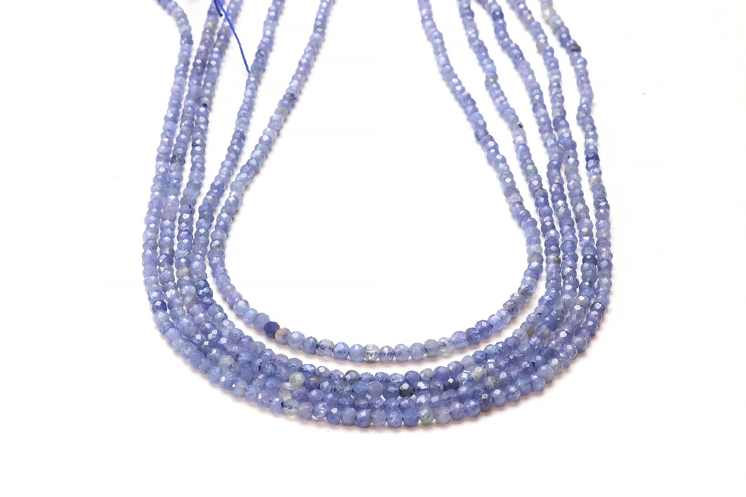 Tanzanite beadssmall gemstone beadstiny faceted | Etsy