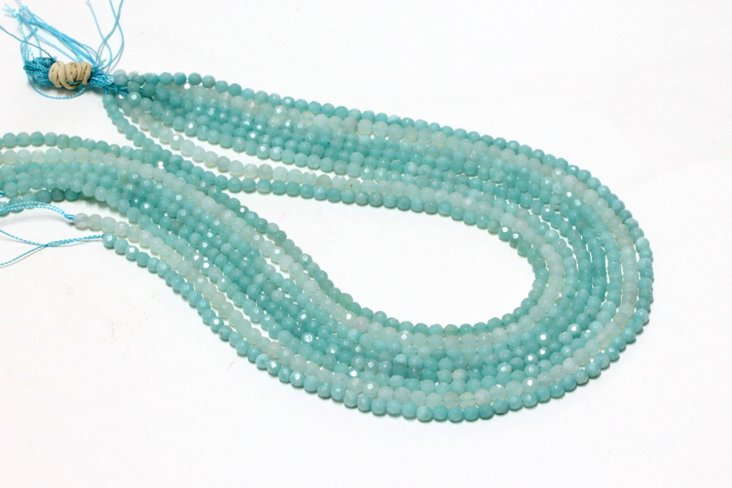 Amazonite Stone Beads,amazonite Gemstone,faceted Round Beads,gemstone ...