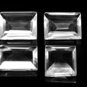 Radiant Cut Gemstone,quartz Rectangle Gemstones,semiprecious Stones ...