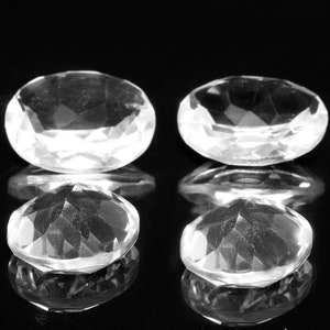 Oval Gemstone,quartz Gemstone,crystal Quartz,faceted Quartz Loose ...