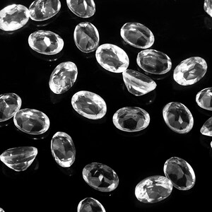 Oval Gemstone,quartz Gemstone,crystal Quartz,faceted Quartz Loose ...