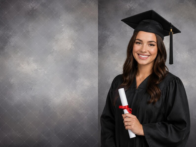 Graduation Digital Backdrops, Senior Portrait Photo Session Backgrounds ...
