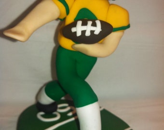 Football Player Clay | Etsy