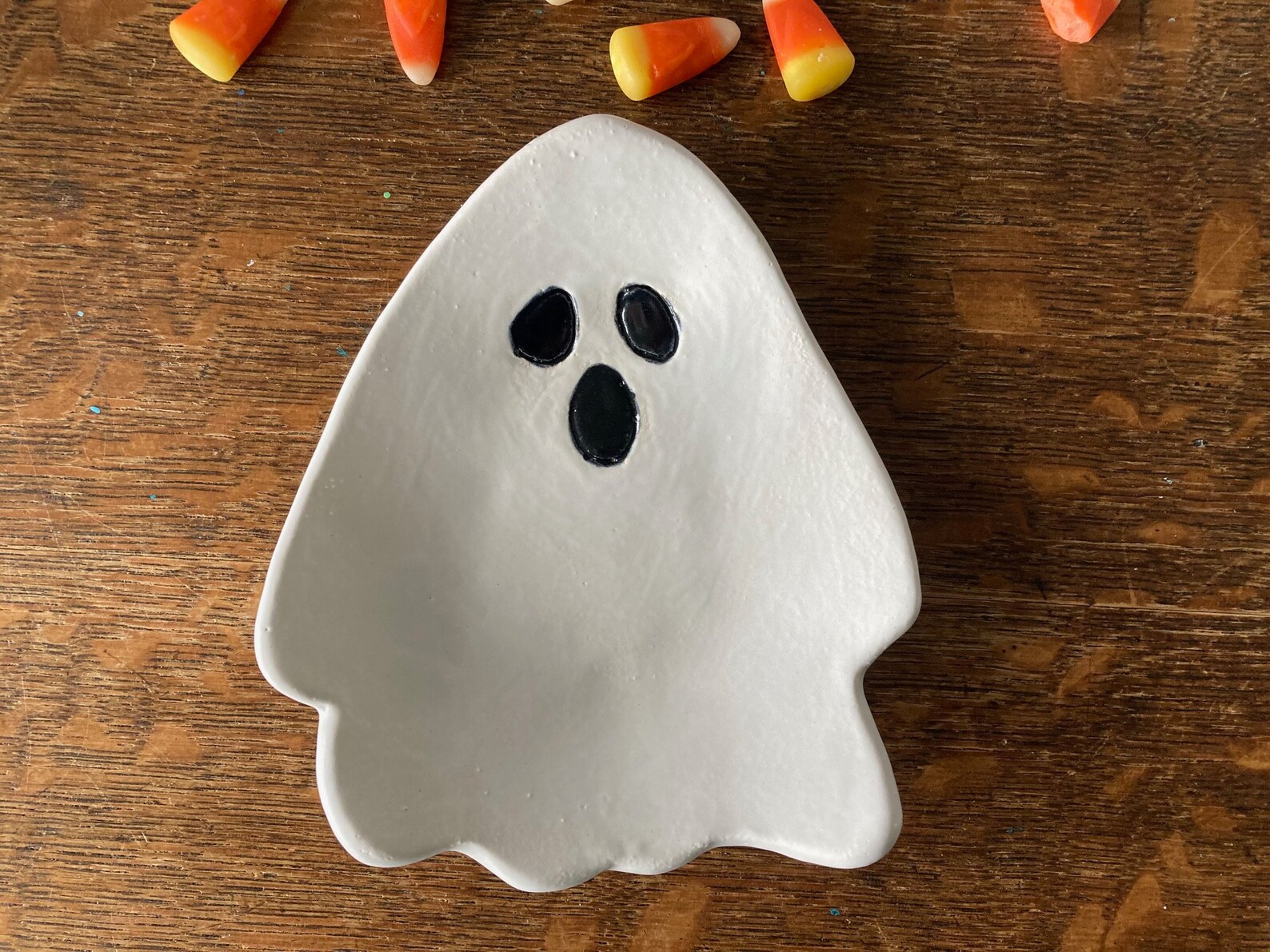SPOON REST HALLOWEEN Ghost Handmade Stoneware - Etsy