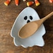 SPOON REST HALLOWEEN Ghost Handmade Stoneware - Etsy