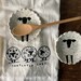 SPOON REST Regular Size Woolly SHEEP Stoneware Clay Handmade - Etsy