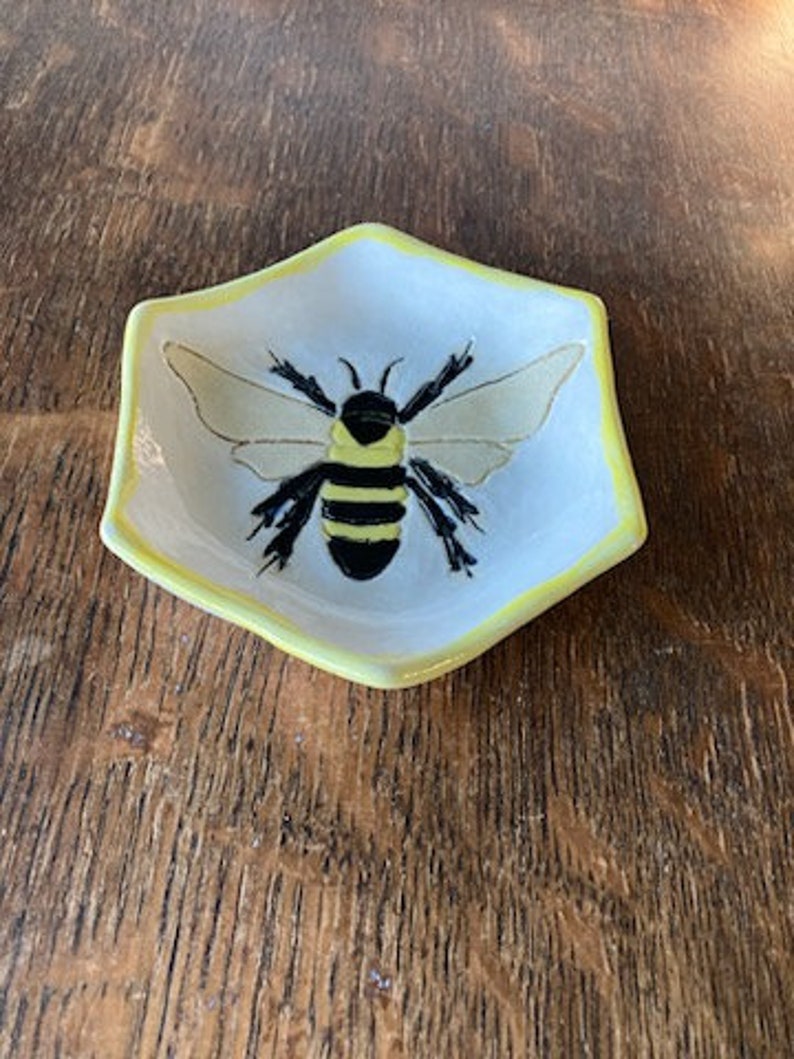 SPOON REST BEE Stoneware Clay Handmade - Etsy