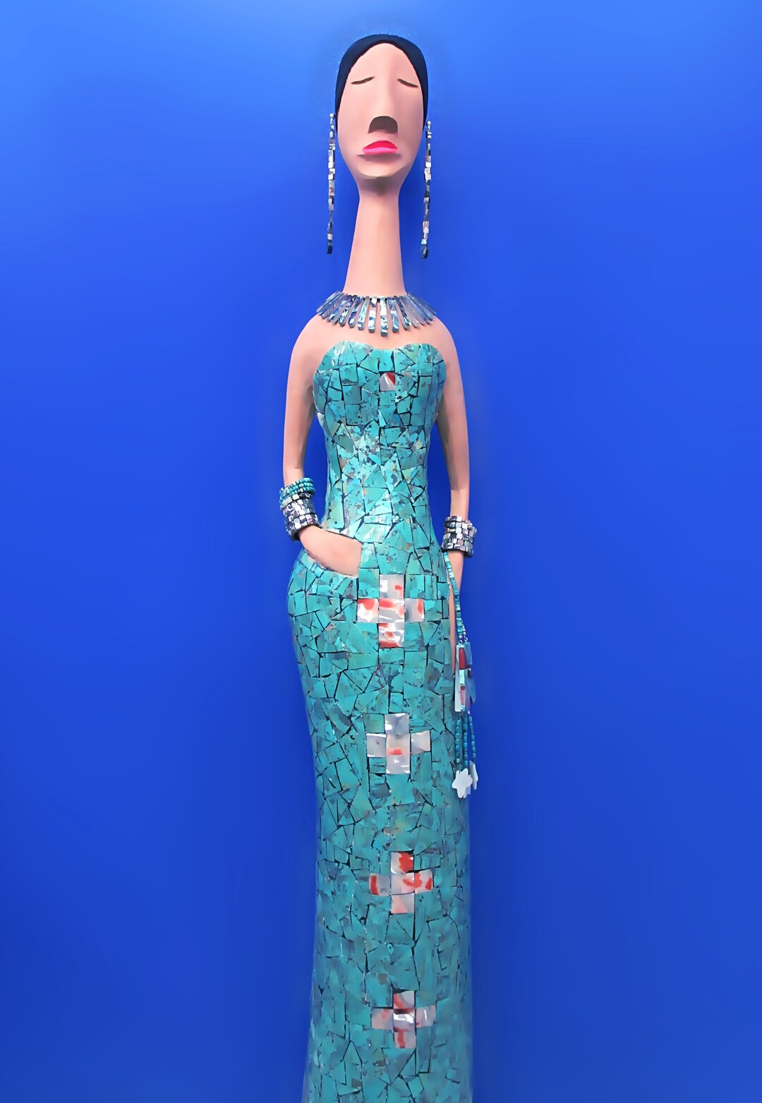 Kewa Artist-jolene Bird-traditional/contemporary "katherine at the Met ...