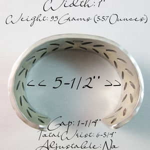 Navajo HERMAN Smith-heavy Gauge-precise Repousse 925 Cuff-fits 6-3/4 ...