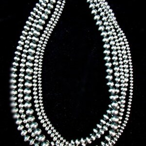 Navajo~marilyn PLATERO~5 Strand~925~multi-millimeter~navajo Pearl Necklace~normally 1295 and Up ...
