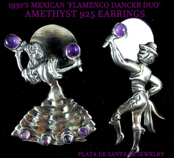 Vintage C.1930's Mexican~Spanish Gypsy FLAMENCO Dance… - Gem Vintage C.1930's Mexican~Spanish Gypsy FLAMENCO Dance… - Gem