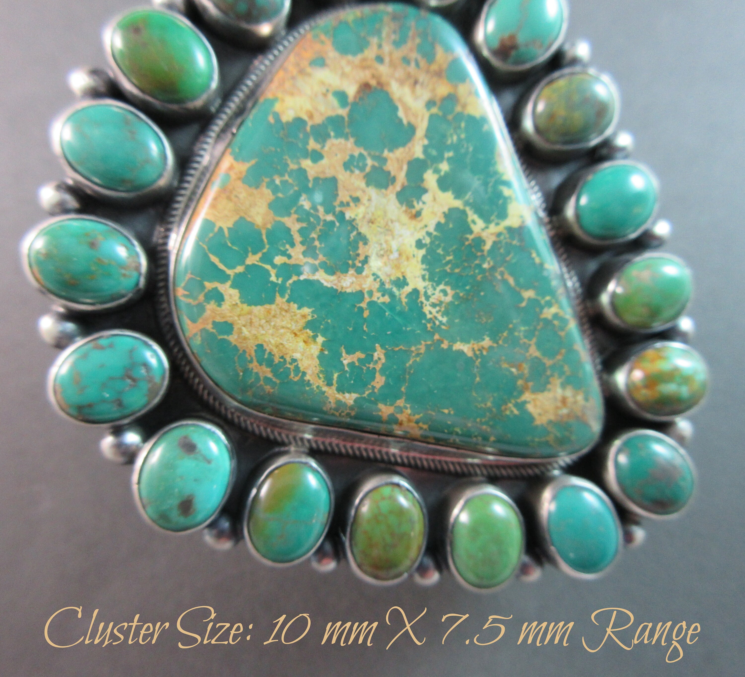 Navajo BOBBY JOHNSON-Massively Large & Huge-Green Royston | Etsy