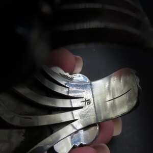 Navajo Artisan-tyler BROWN-3 Panel-lapis Cluster 2" Width Sterling Cuff ...