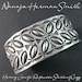 Navajo HERMAN Smith-heavy Gauge-precise Repousse 925 Cuff-fits 6-3/4 ...
