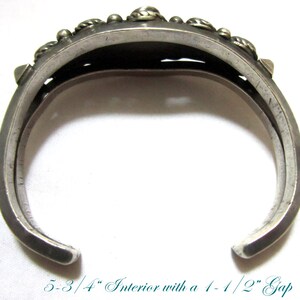 Vintage 60's-70's Navajo Turquoise Sterling 5 Stone UNISEX "row" Cuff 1 ...