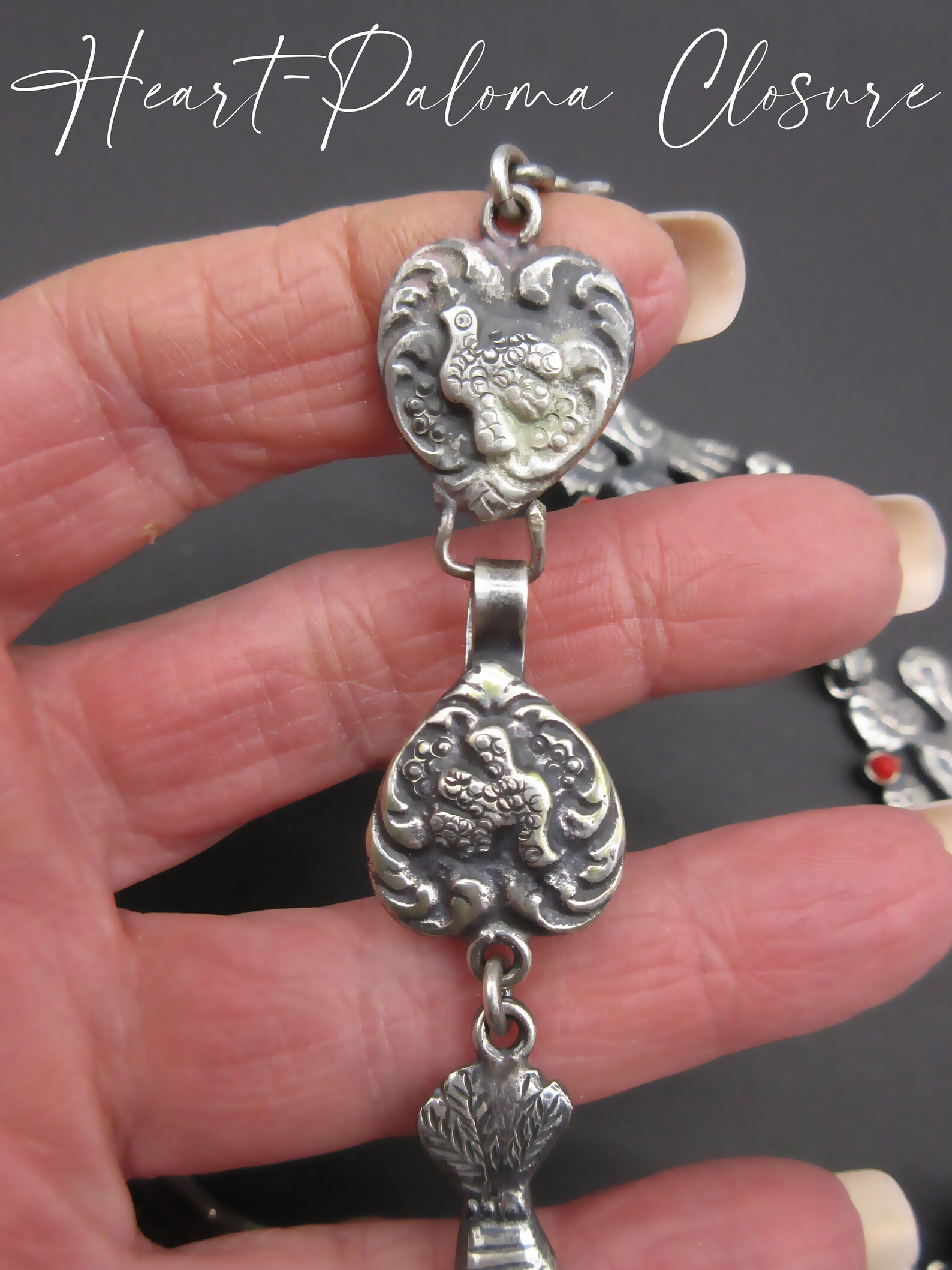 Federico Jimenez-versatile Kneeling Angel" 925 Necklace-1920's Hand ...