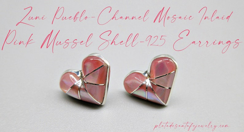 Zuni Pueblo Made by KAL Kallestewa-small Channel Inlay Shell - Etsy