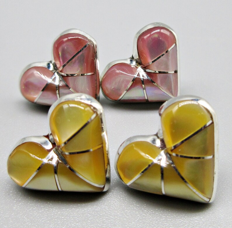 Zuni Pueblo Made by KAL Kallestewa-small Channel Inlay Shell - Etsy