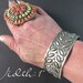 Navajo HERMAN Smith-heavy Gauge-precise Repousse 925 Cuff-fits 6-3/4 ...